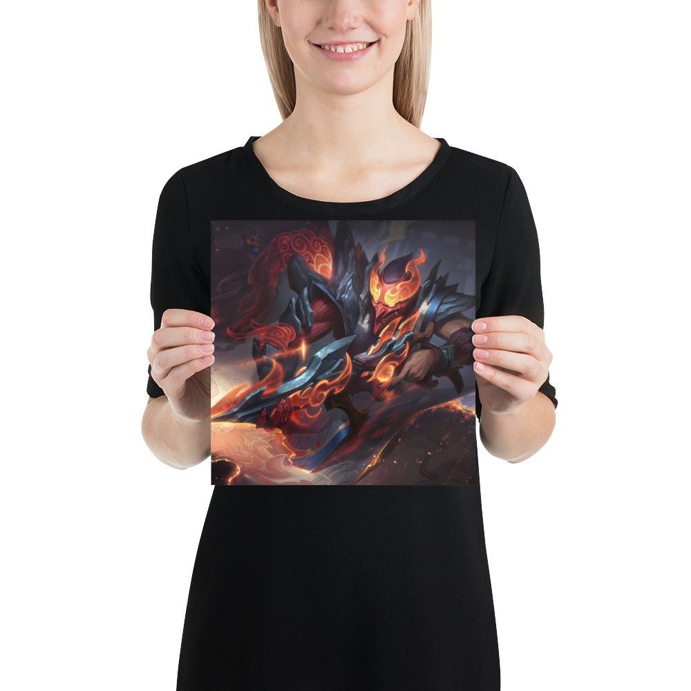 Shan Hai Scrolls Jhin Splash Art Poster League of Legends 12K Res - Etsy