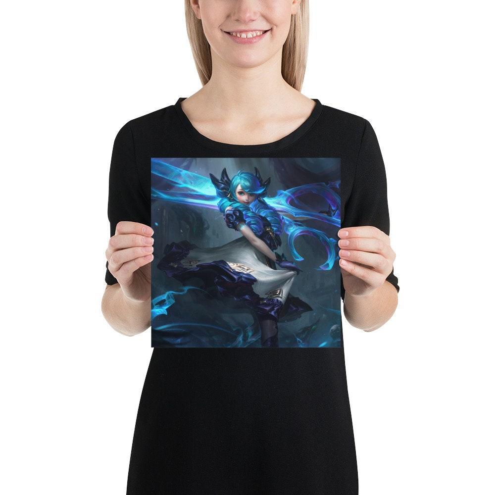 Gwen Splash Art Poster League of Legends 12K Res - Etsy