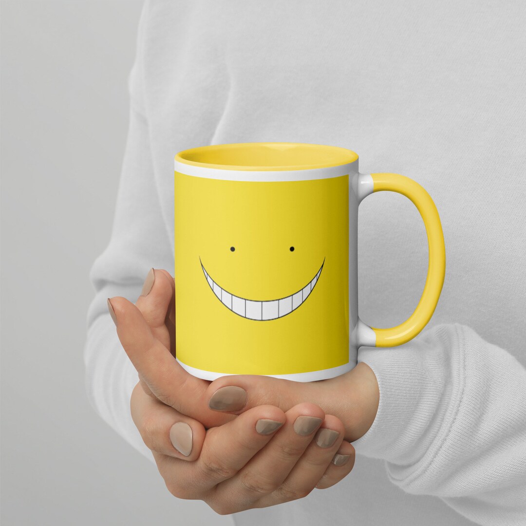 Korosensei - Mug With Yellow Color Inside - Assassination Classroom - Etsy