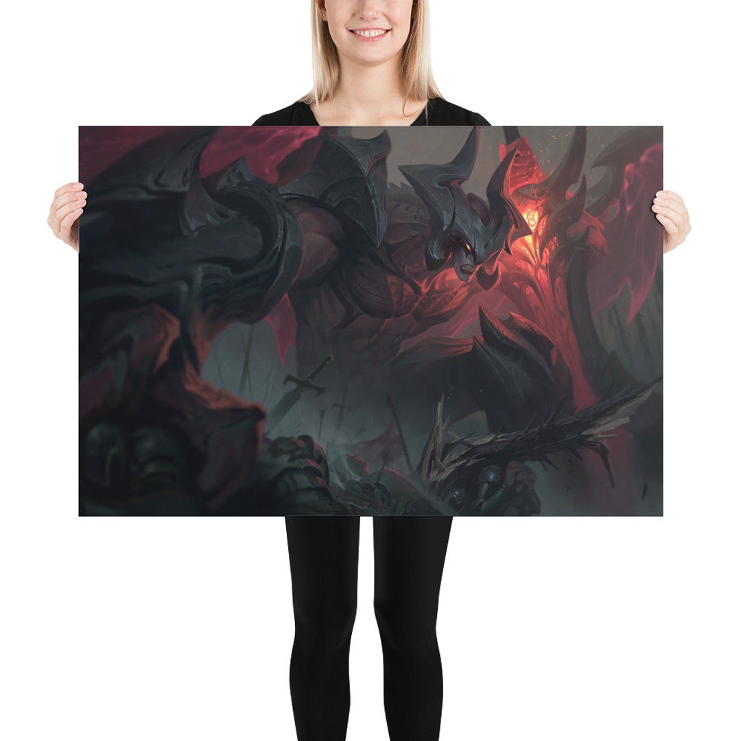 Aatrox Splash Art Poster - League of Legends - 12K Res - Etsy