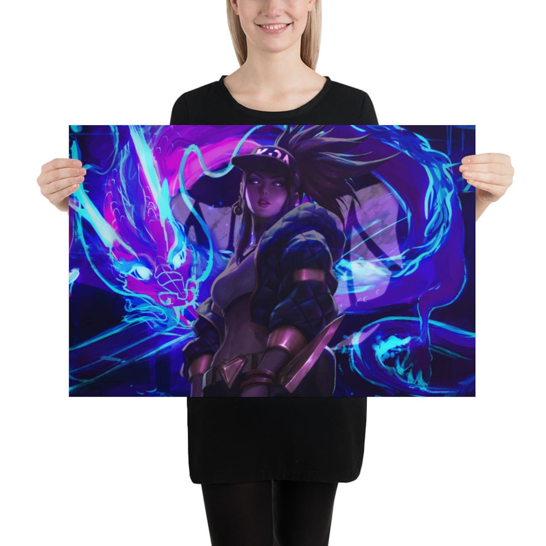 KDA Akali Poster - League of Legends - 12K Res - Etsy