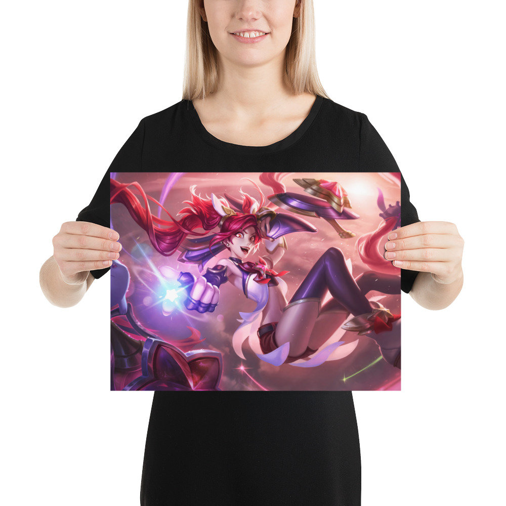 Star Guardian Jinx Splash Art Poster League of Legends 12K Res - Etsy