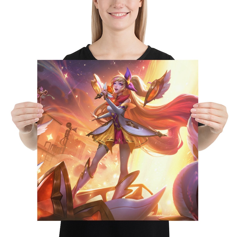 Star Guardian Seraphine Splash Art Poster - League of Legends - 12K Res ...