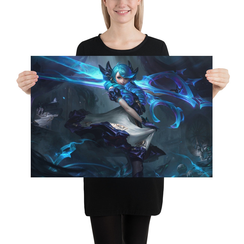 Gwen Splash Art Poster League of Legends 12K Res - Etsy