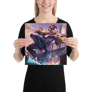 Street Demon Briar Splash Art Poster - League of Legends - 12K Res - Etsy