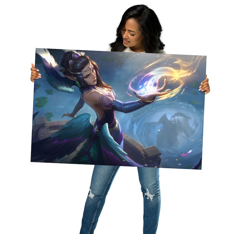 Majestic Empress Morgana Splash Art Poster League of Legends - Etsy