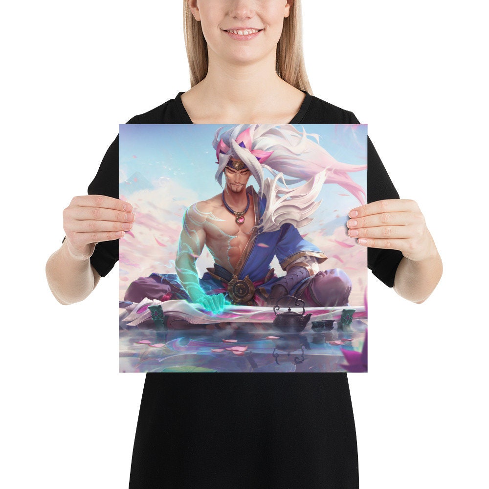 Spirit Blossom Yasuo Splash Art Poster League of Legends 12K Res - Etsy