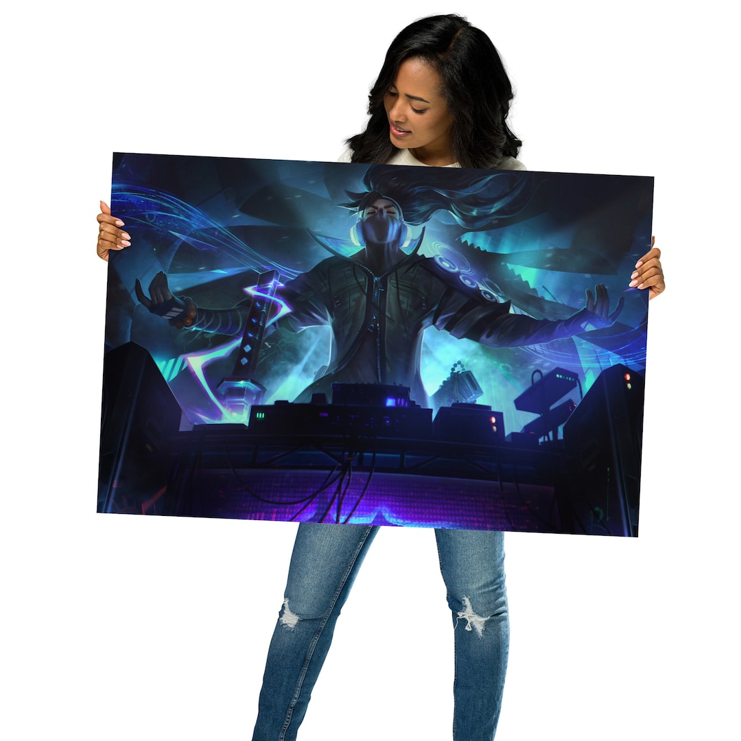 True Damage Yasuo Splash Art Poster - League of Legends - 12K Res - Etsy