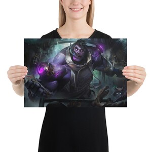 Dr. Mundo Splash Art Poster - League of Legends - 12K Res - Etsy