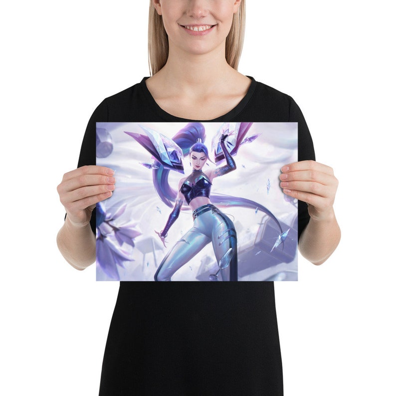 KDA All Out Kai'sa Splash Art Poster League of Legends 12K Res - Etsy