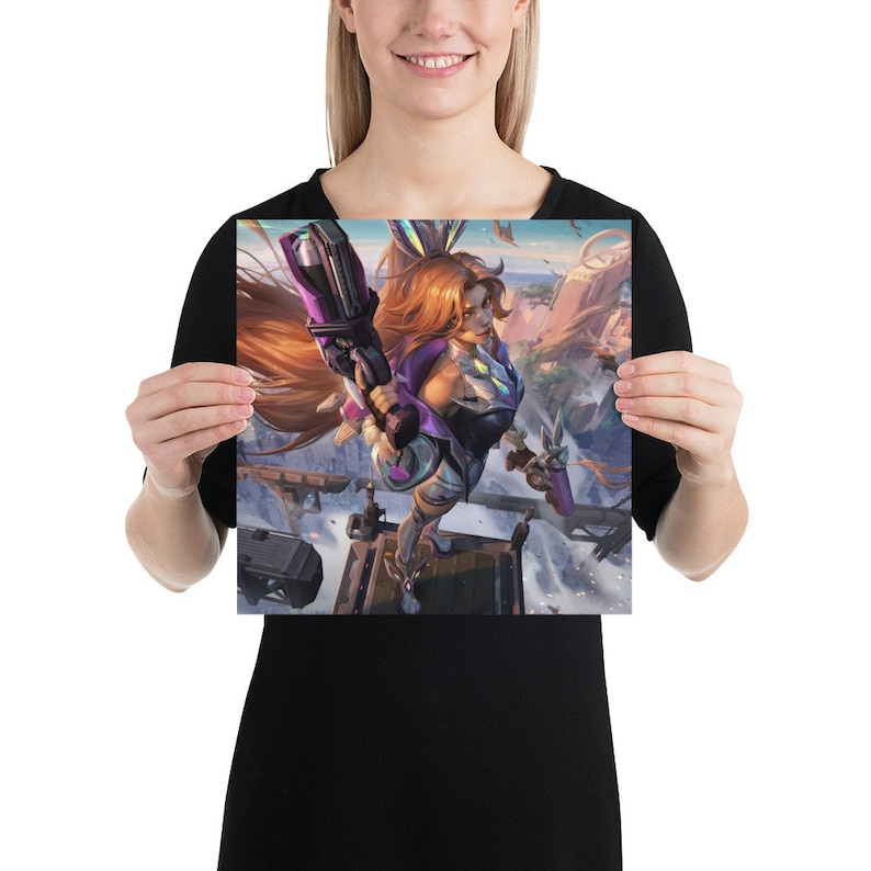 Battle Bunny Miss Fortune Splash Art Poster - League of Legends - 12K ...
