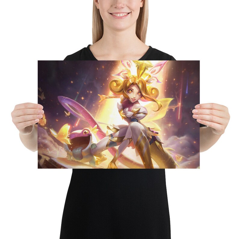 Star Guardian Neeko Splash Art Poster - League of Legends - 12K Res - Etsy
