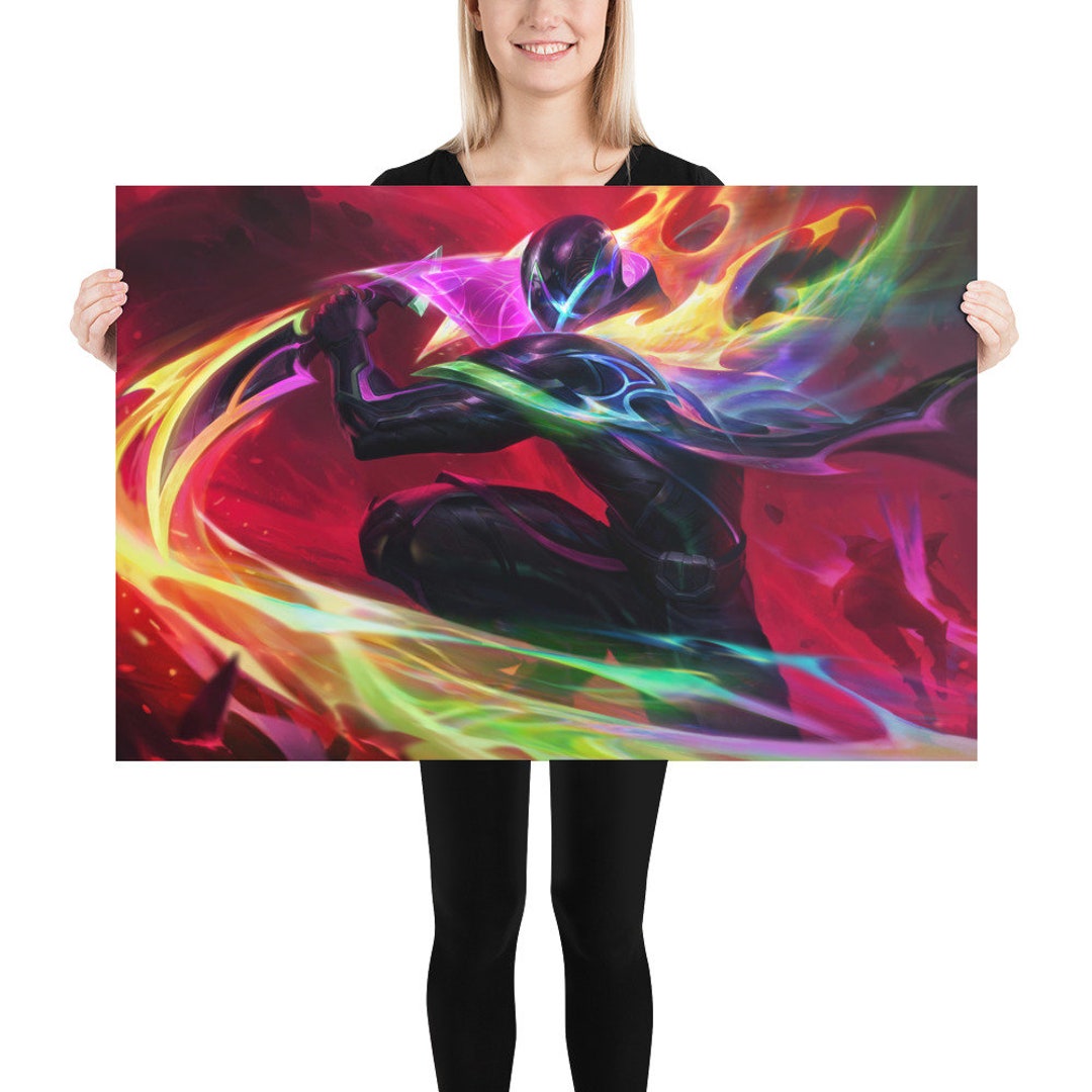 Empyrean Pyke Splash Art Poster - League of Legends - 12K Res - Etsy
