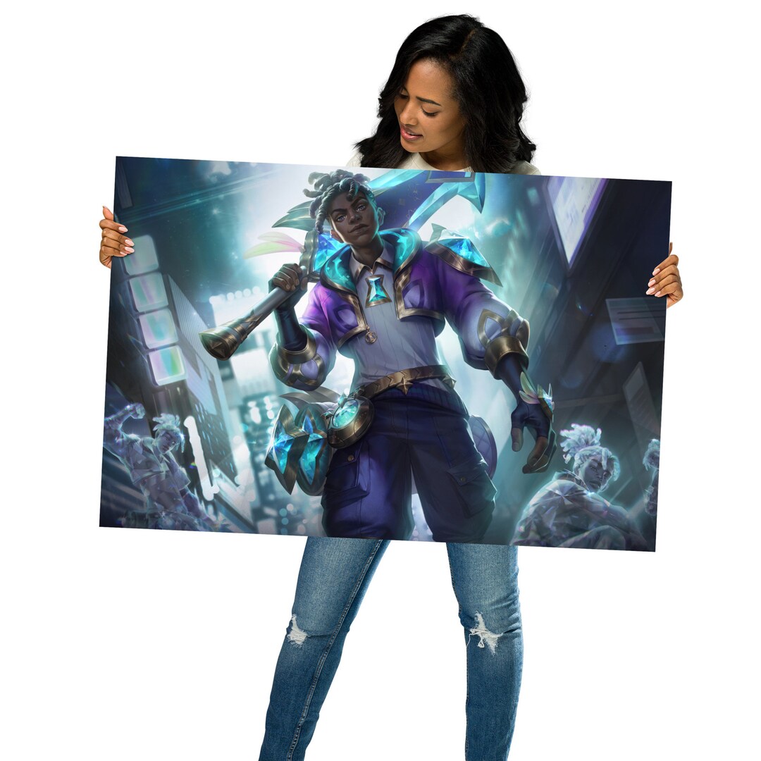 Star Guardian Ekko Splash Art Poster - League of Legends - 12K Res - Etsy