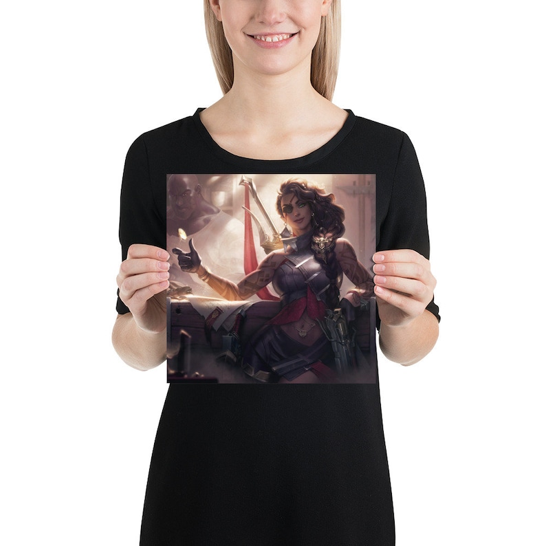 Samira Base Splash Art Poster - League of Legends - 12K Res - Etsy