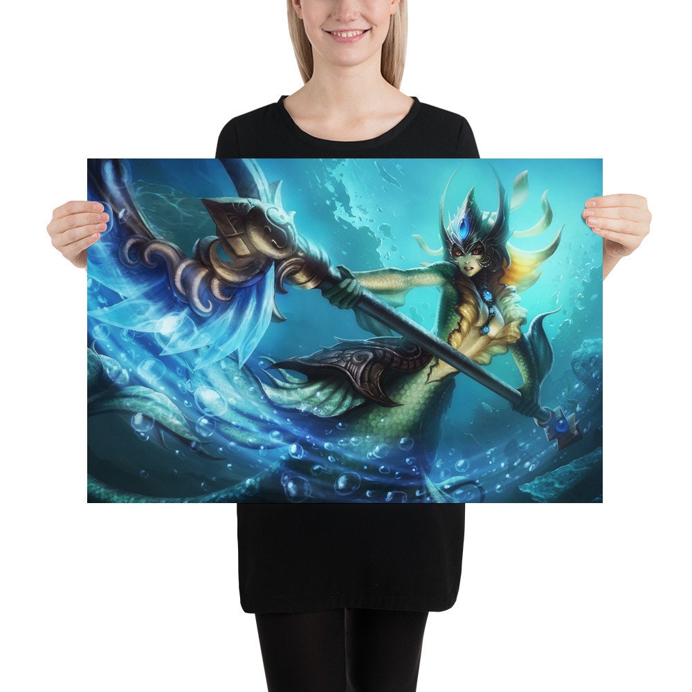 Nami Splash Art Poster League of Legends 12K Res - Etsy