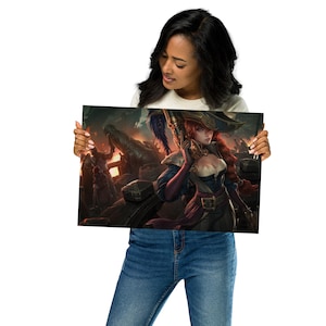 Captain Miss Fortune Splash Art Poster - League of Legends - 12K Res - Etsy