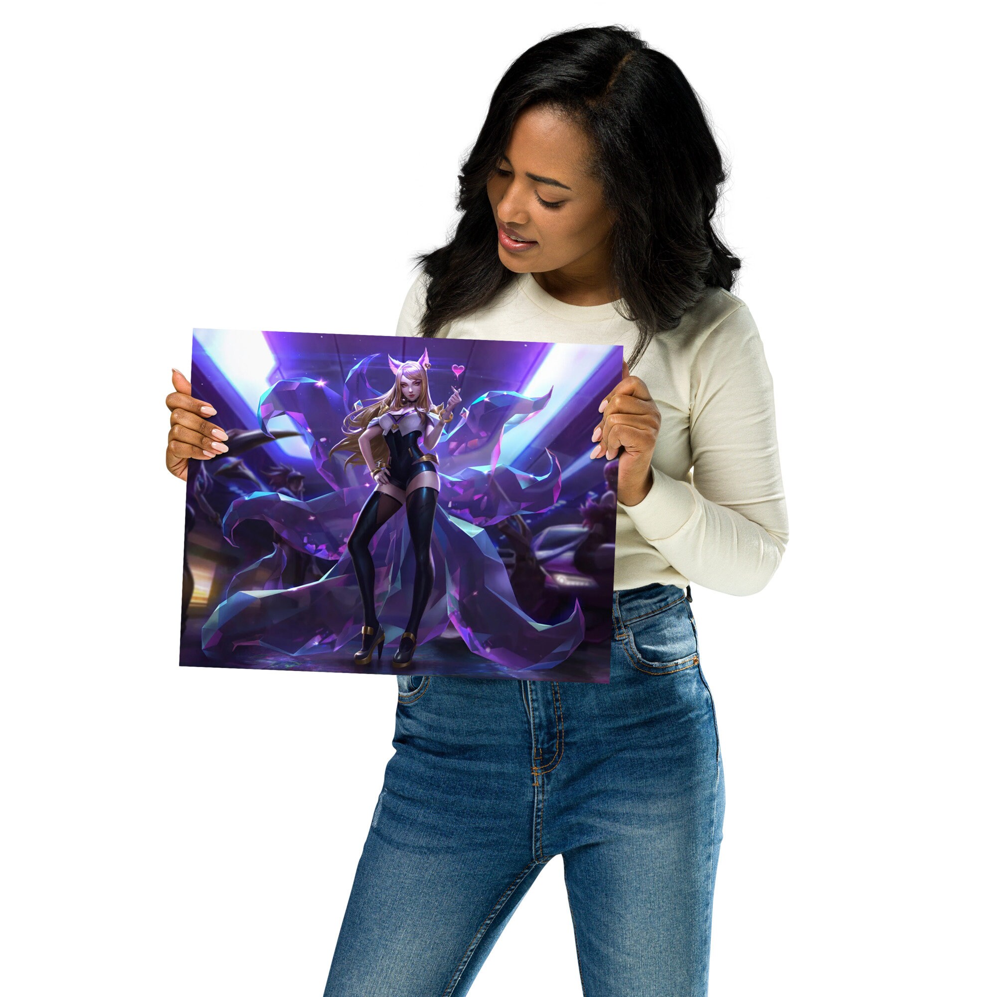 KDA Ahri Splash Art Poster - League of Legends - 12K Res - Etsy