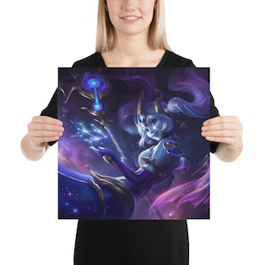 Cosmic Destiny Nami Splash Art Poster - League of Legends - 12K Res - Etsy