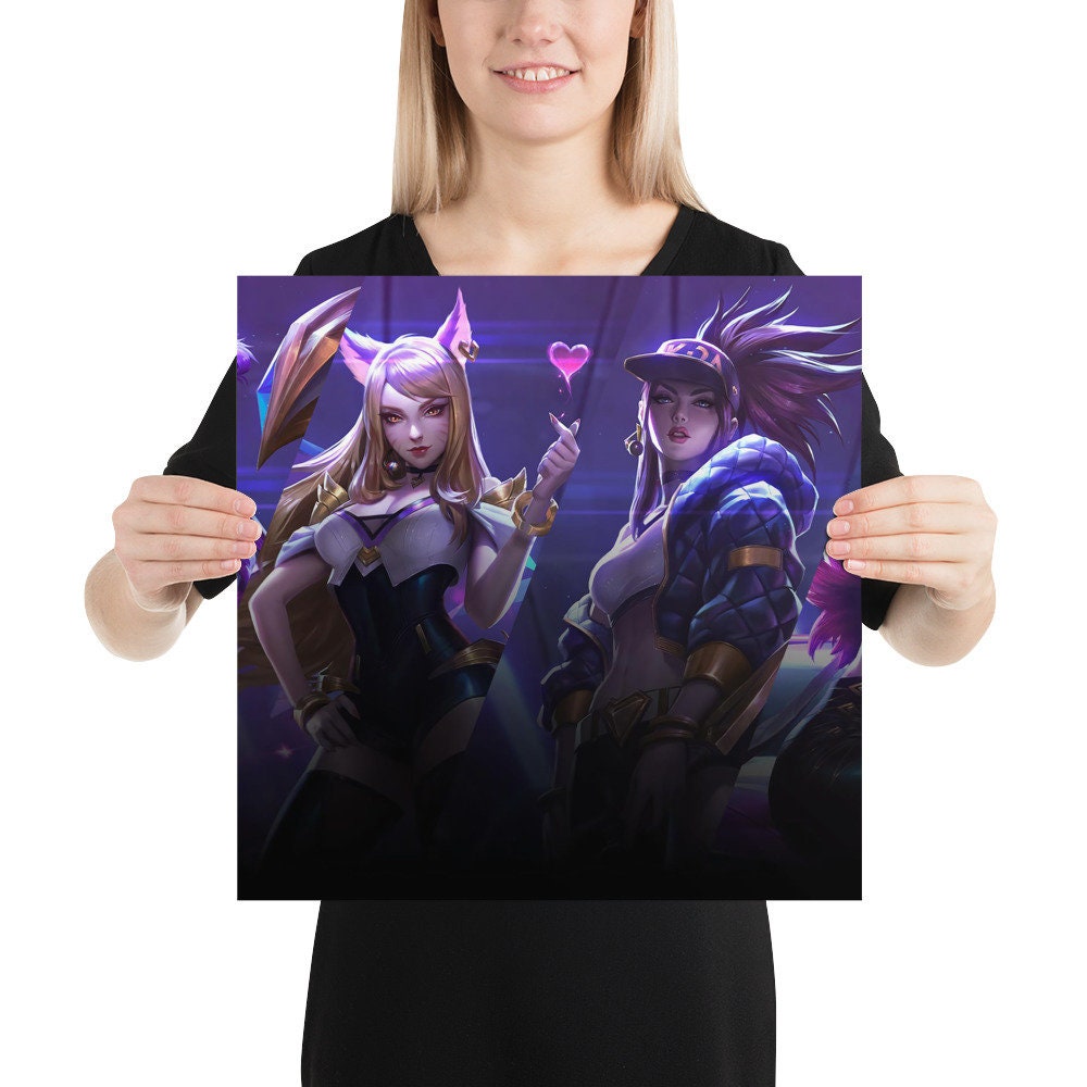 KDA Pop Stars Collage Poster League of Legends 12K Res - Etsy