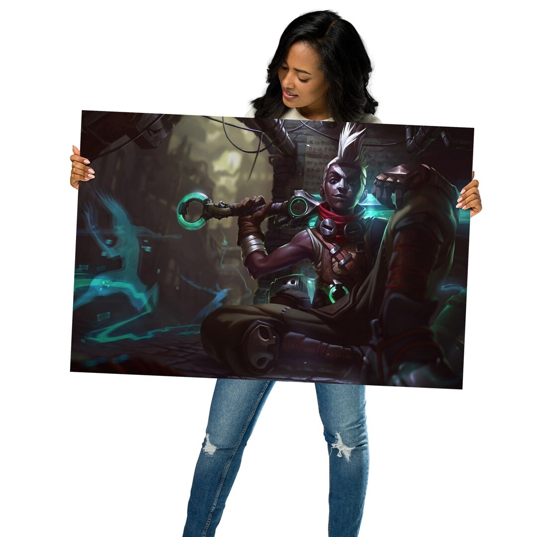 Ekko Splash Art Poster - League of Legends - 12K Res - Etsy