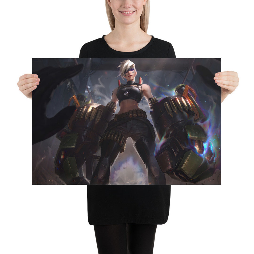 Psyops Vi Splash Art Poster - League of Legends - 12K Res - Etsy