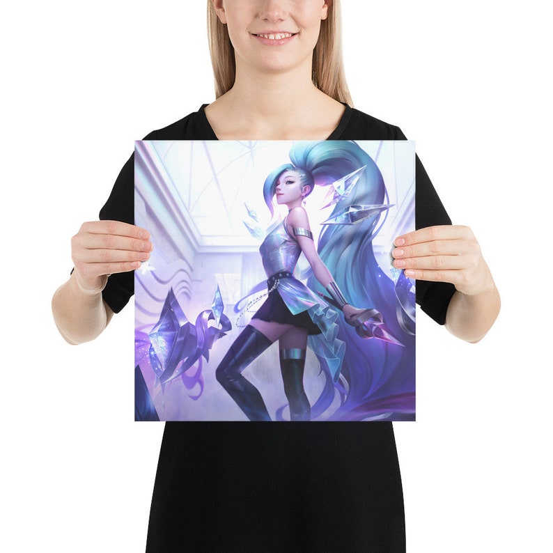 KDA All Out Seraphine Splash Art Poster - League of Legends - 12K Res ...