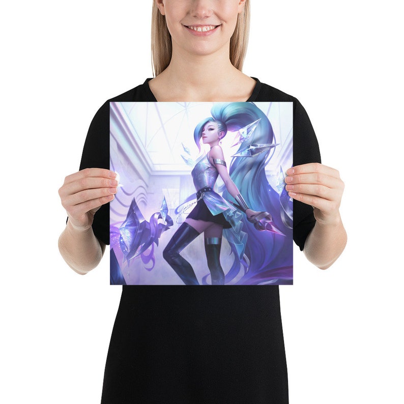 KDA All Out Seraphine Splash Art Poster - League of Legends - 12K Res ...