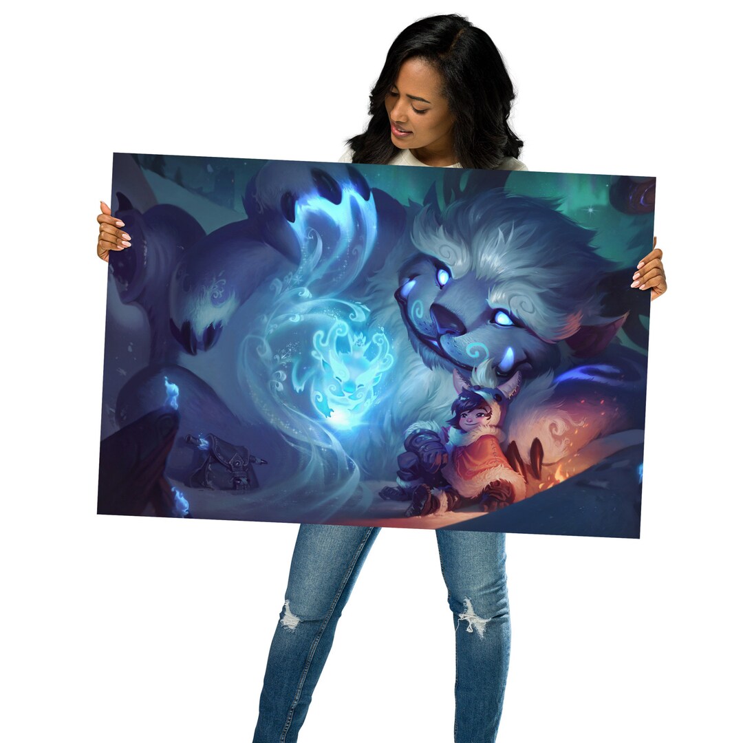 Nunu Splash Art Poster - League of Legends - 12K Res - Etsy