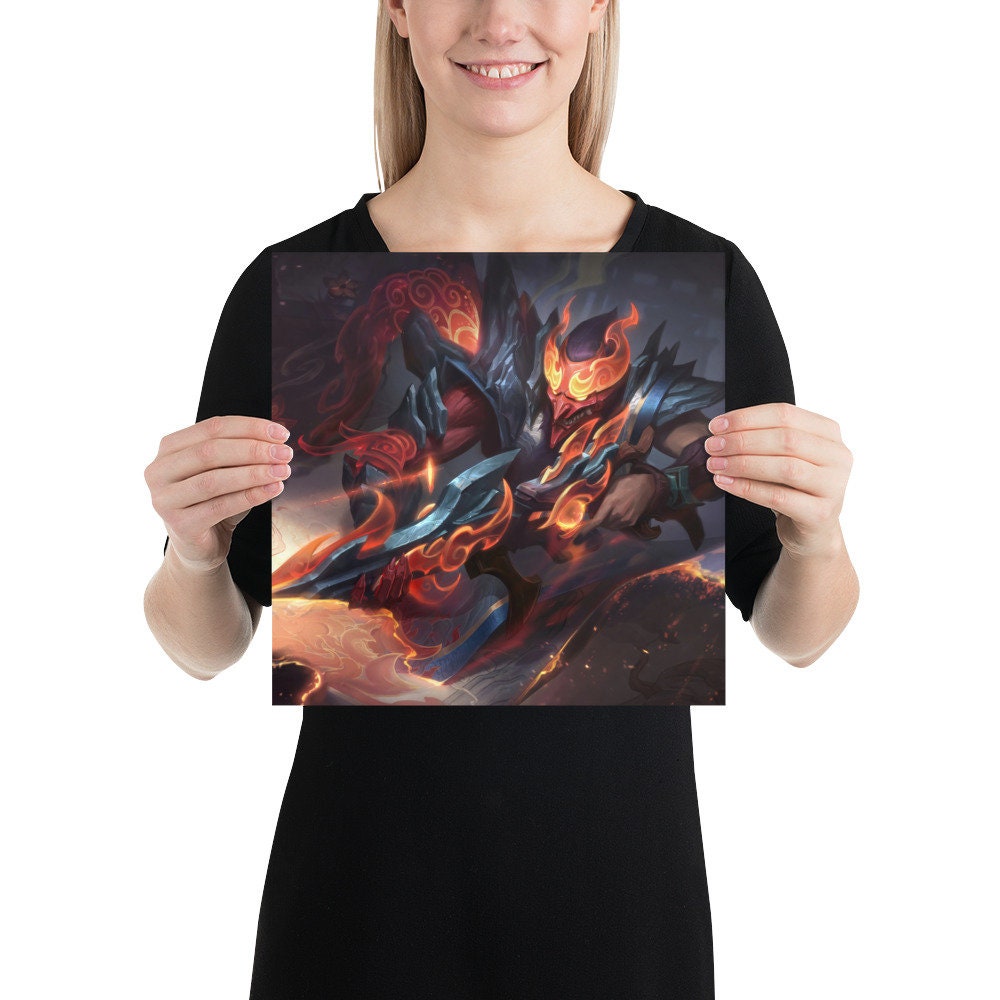 Shan Hai Scrolls Jhin Splash Art Poster League of Legends 12K Res - Etsy