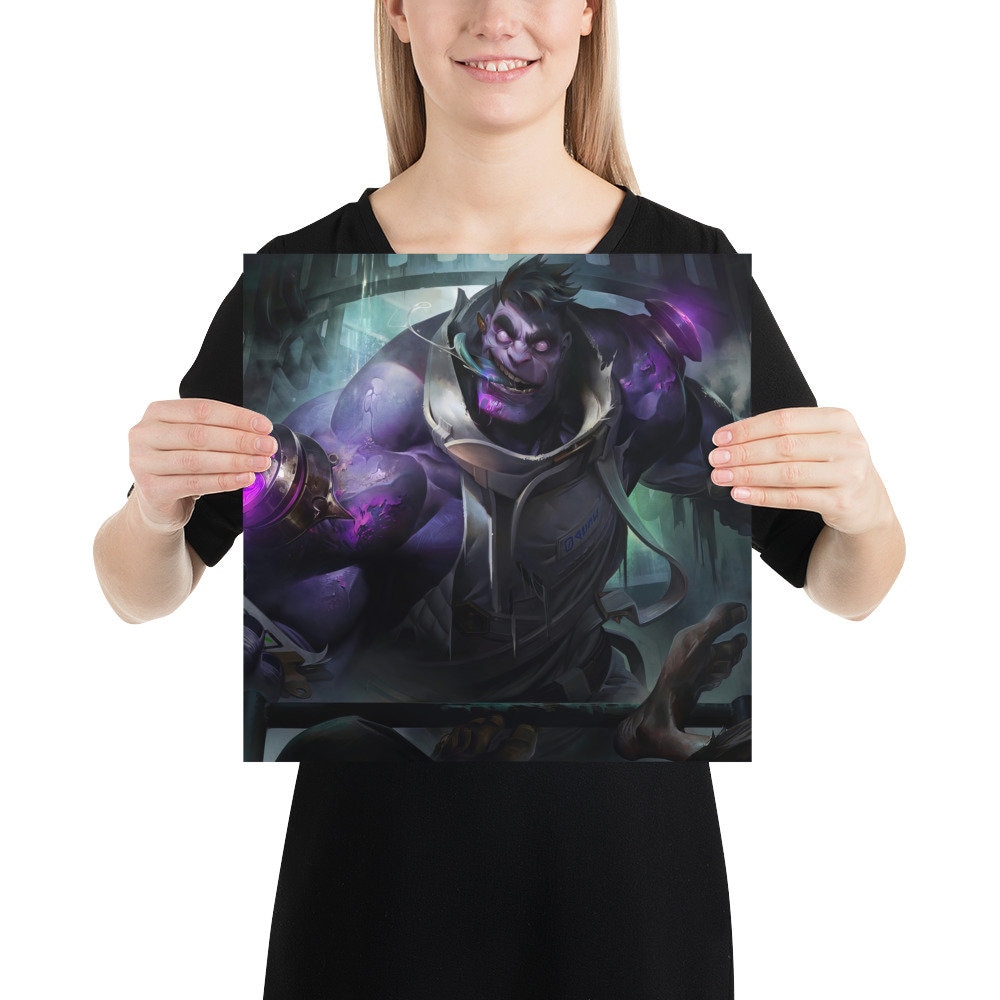 Dr. Mundo Splash Art Poster League of Legends 12K Res - Etsy