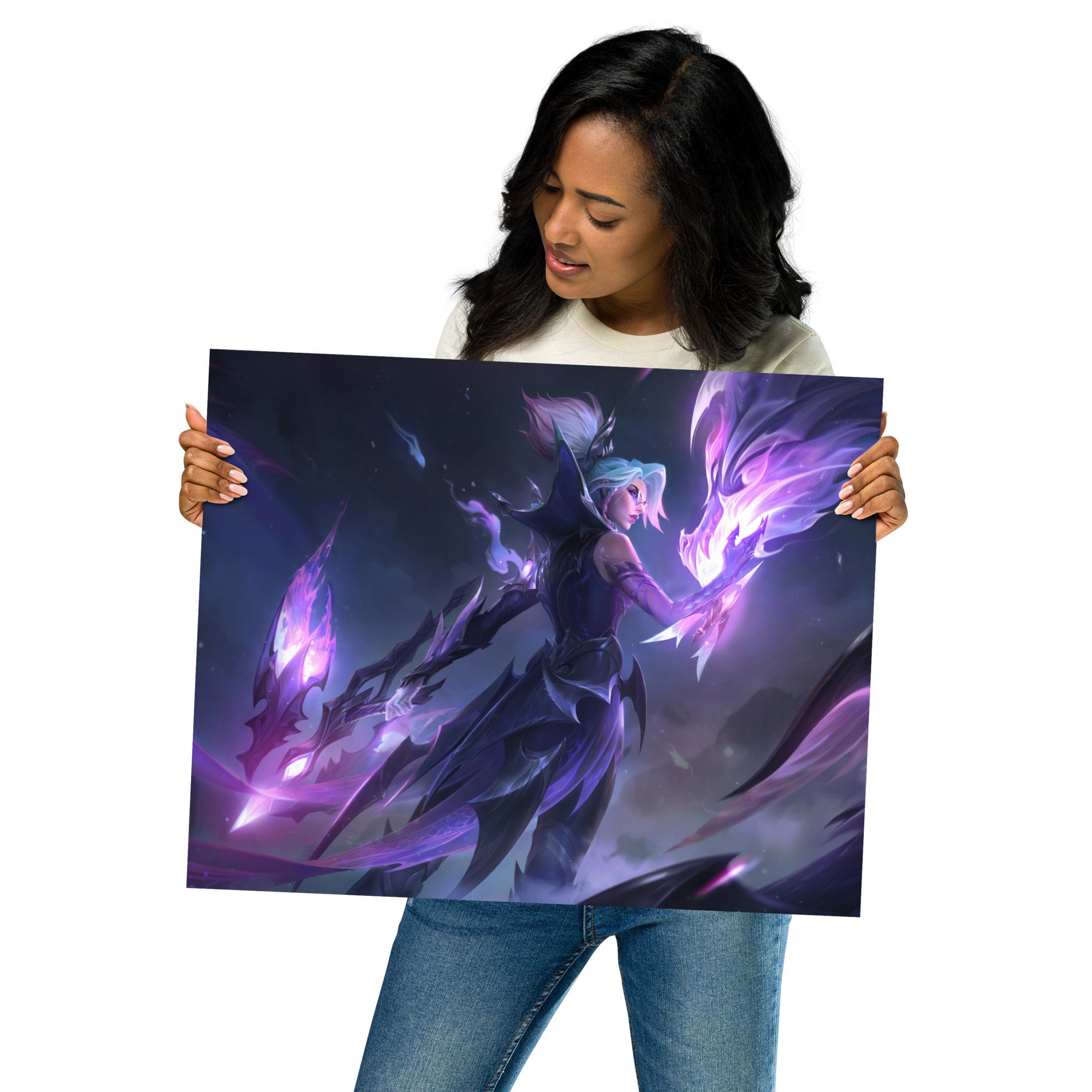 Dragonmancer Vayne Splash Art Poster - League of Legends - 12K Res - Etsy