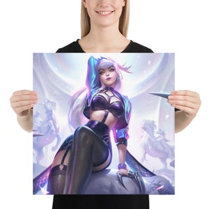 KDA All Out Evelynn Splash Art Poster - League of Legends - 12K Res - Etsy