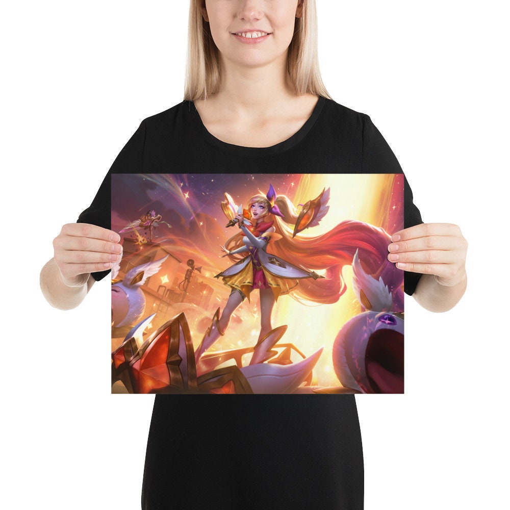Star Guardian Seraphine Splash Art Poster - League of Legends - 12K Res ...