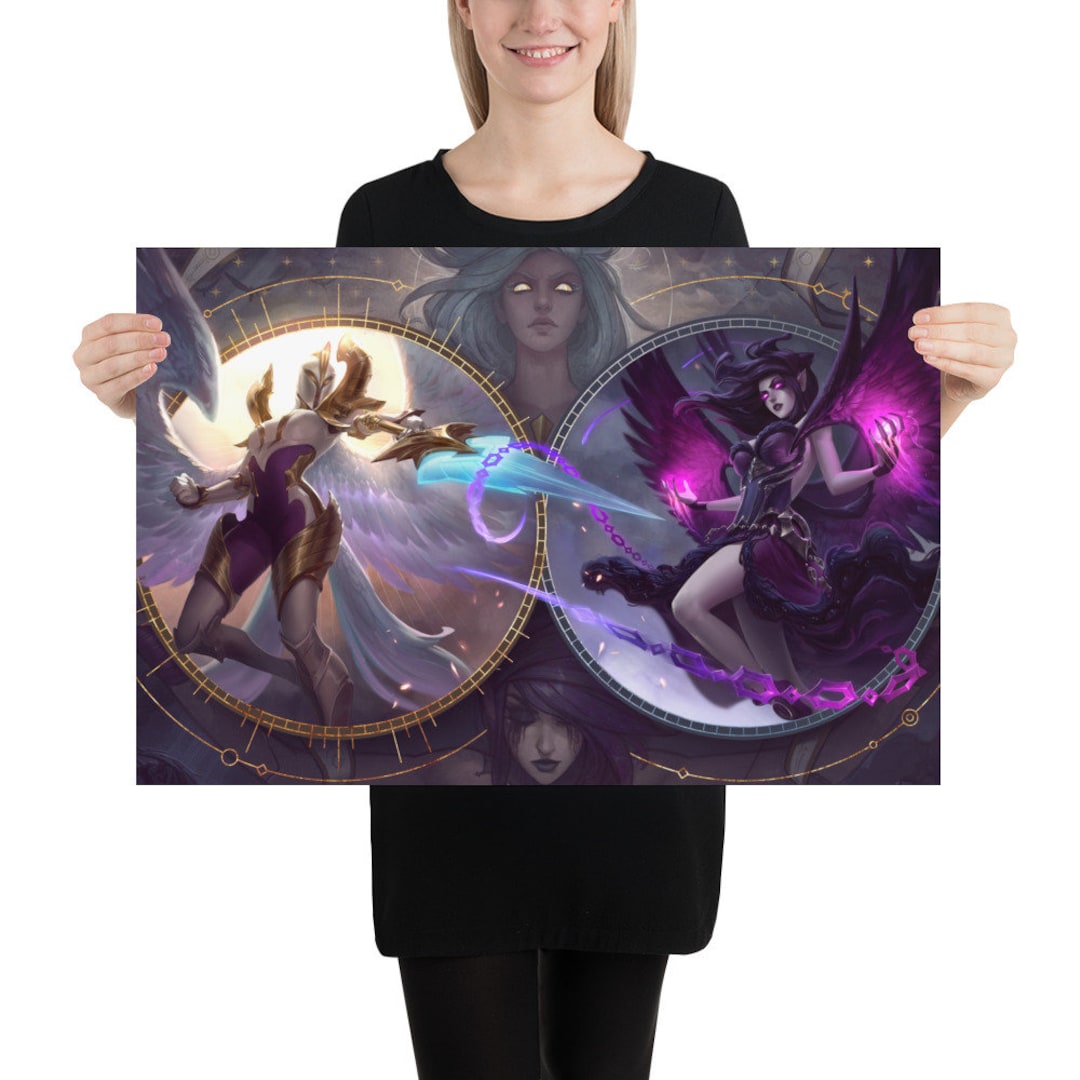 Kayle Morgana Splash Art Poster - League of Leagends - 12K Res - Etsy