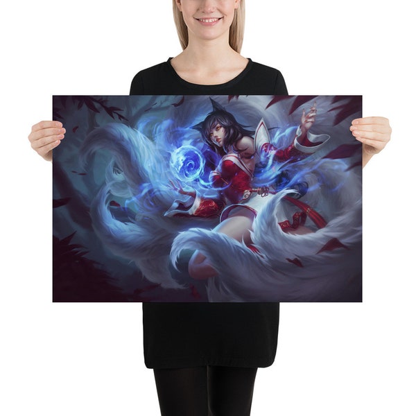 League of Legends Ahri Poster - Etsy
