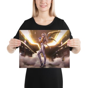 KDA Kai'sa Prestige Edition Splash Art Poster - League of Legends - 12K ...