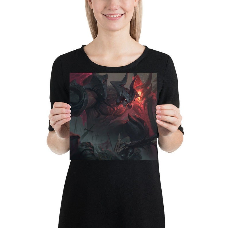 Aatrox Splash Art Poster - League of Legends - 12K Res - Etsy