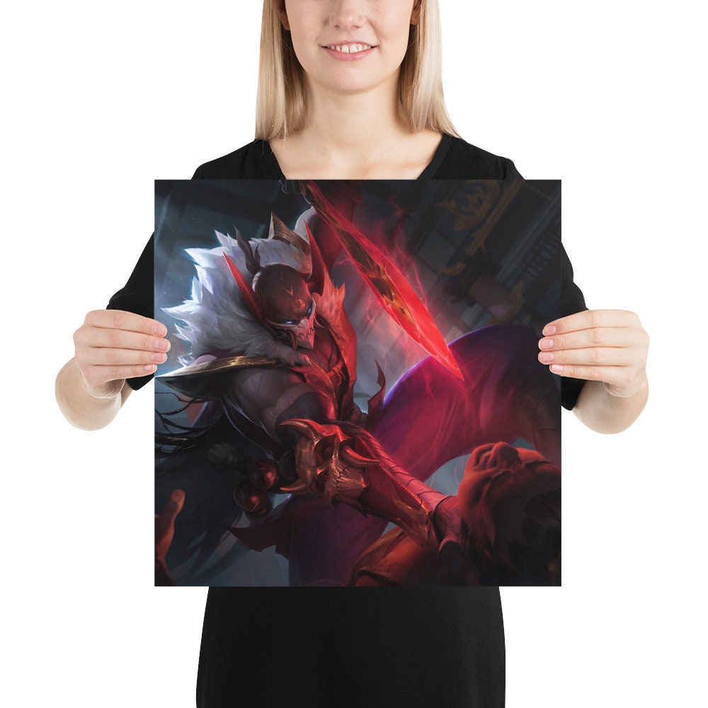 Blood Moon Pyke Splash Art Poster League of Legends 12K - Etsy