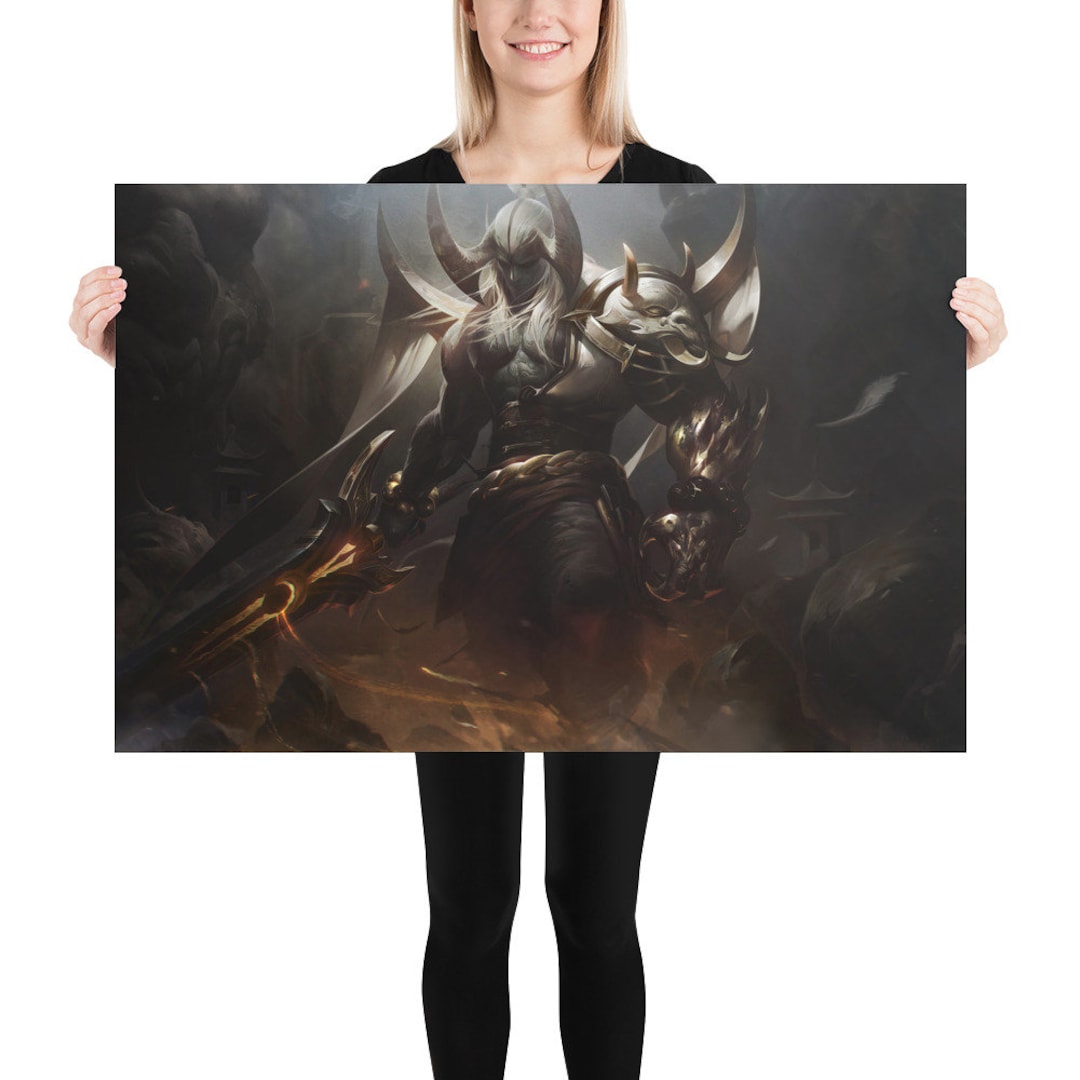 Blood Moon Aatrox Prestige Edition Poster - League of Legends - 12K Res ...