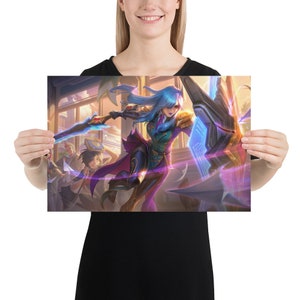 Battle Academia Leona Splash Art Poster - League of Legends - 12K Res ...