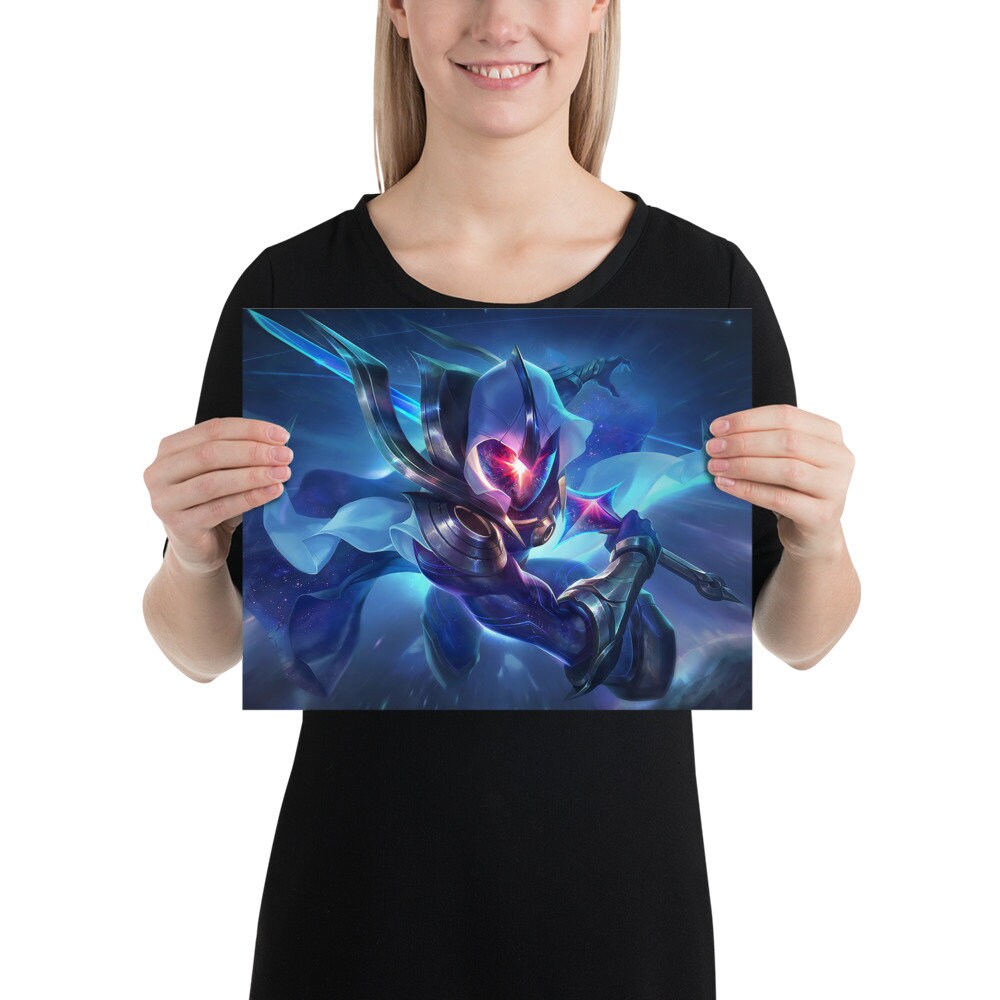 Cosmic Blade Master Yi Splash Art Poster League of Legends 12K Res - Etsy