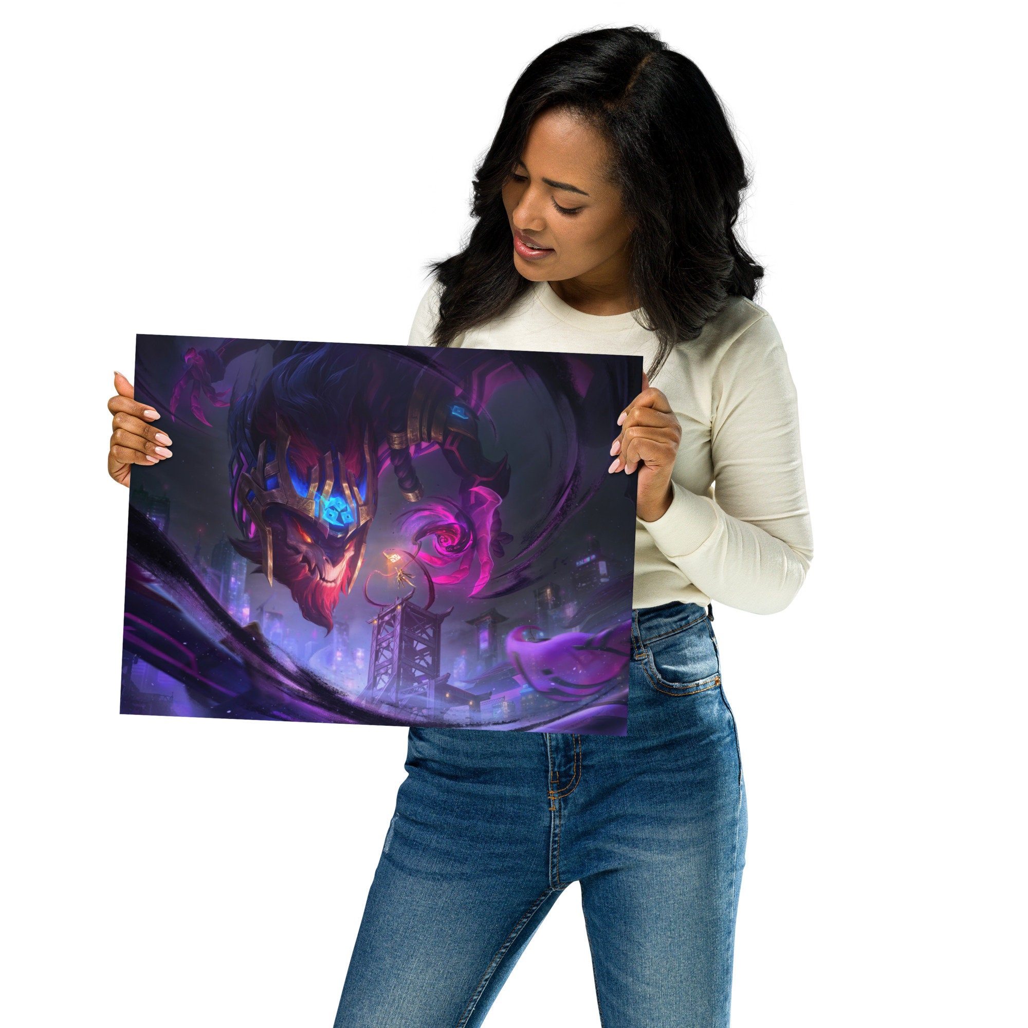 Inkshadow Aurelion Sol Splash Art Poster League of Legends 12K Res - Etsy