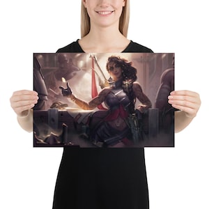Samira Base Splash Art Poster - League of Legends - 12K Res - Etsy
