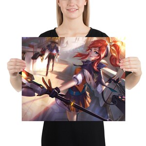 Battle Academia Lux Splash Art Poster - League of Legends - 12K Res - Etsy