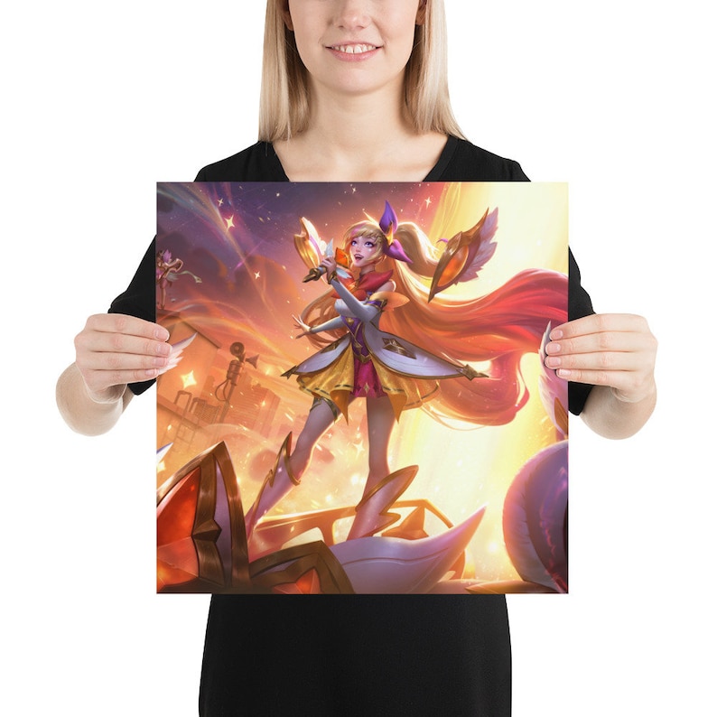 Star Guardian Seraphine Splash Art Poster - League of Legends - 12K Res ...