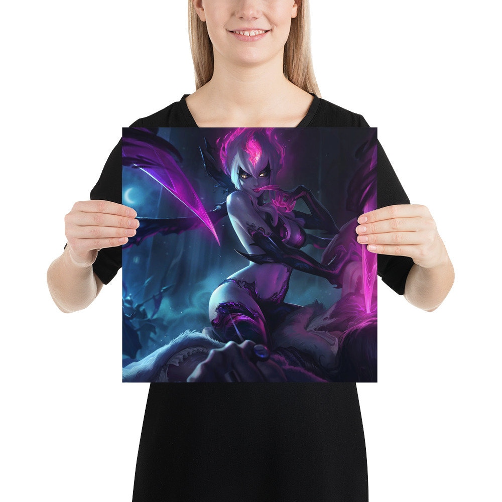 Evelynn Splash Art Poster League of Legends 12K Res - Etsy