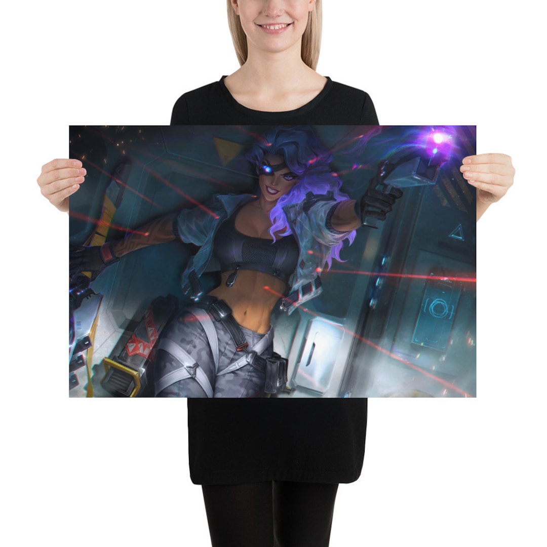 Psyops Samira Splash Art Poster - League of Legends - 12K Res - Etsy
