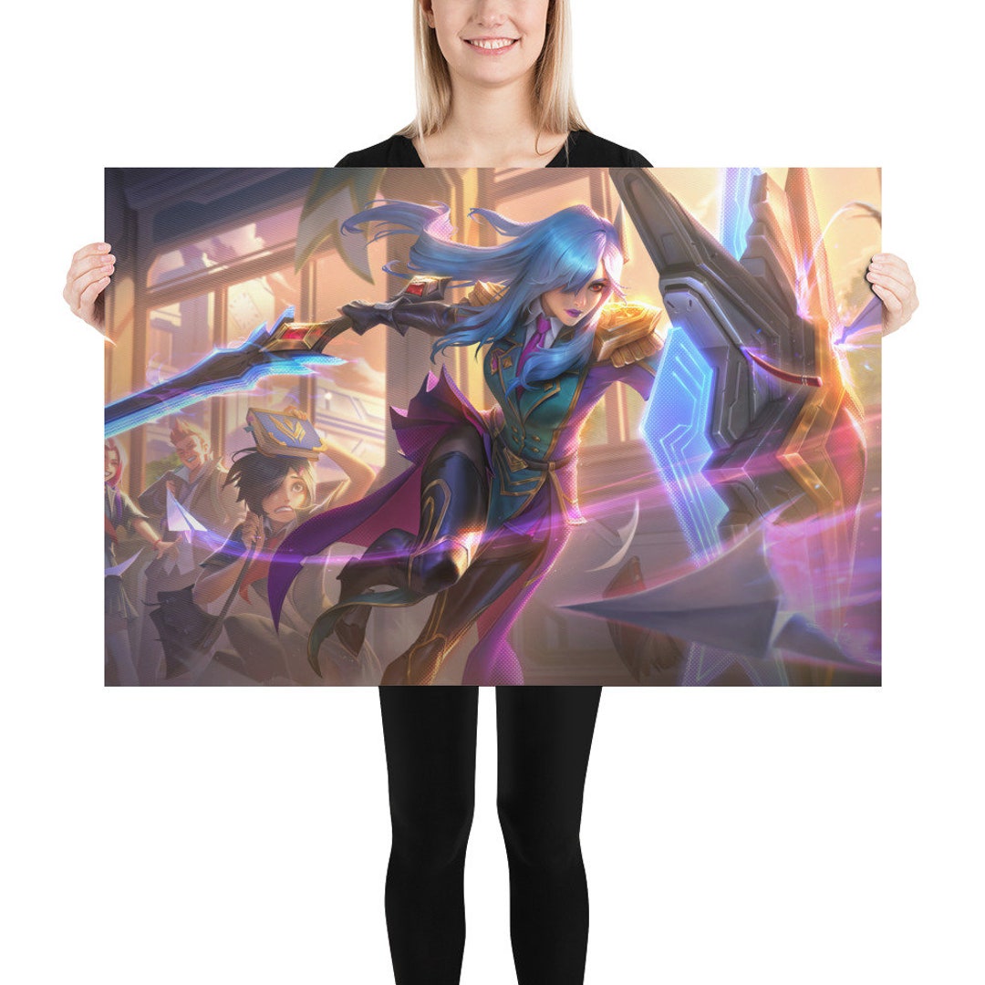 Battle Academia Leona Splash Art Poster - League of Legends - 12K Res ...