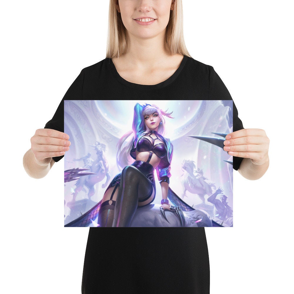 KDA All Out Evelynn Splash Art Poster - League of Legends - 12K Res - Etsy